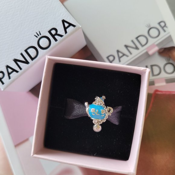 Pandora | Jewelry | 799345c Alice In Wonderland Teapot Pandora Charm ...
